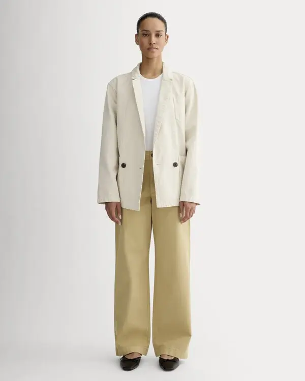 Everlane Wide-leg Chino Pant - Classic Khaki