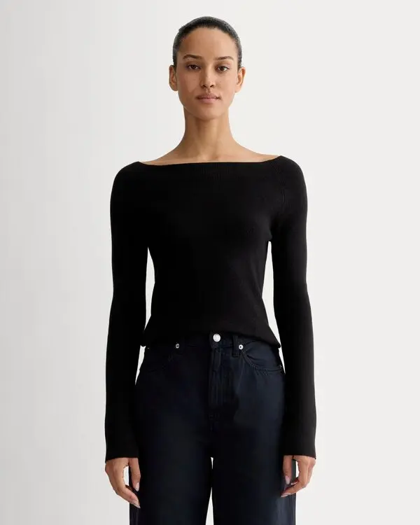 Everlane Knit Boatneck Top