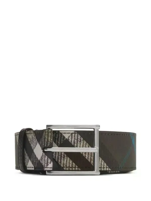 Burberry Checked Belt - Black