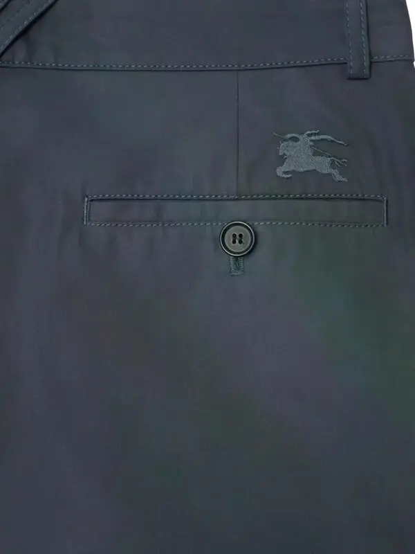 Burberry Cotton Chino Trousers - Blue