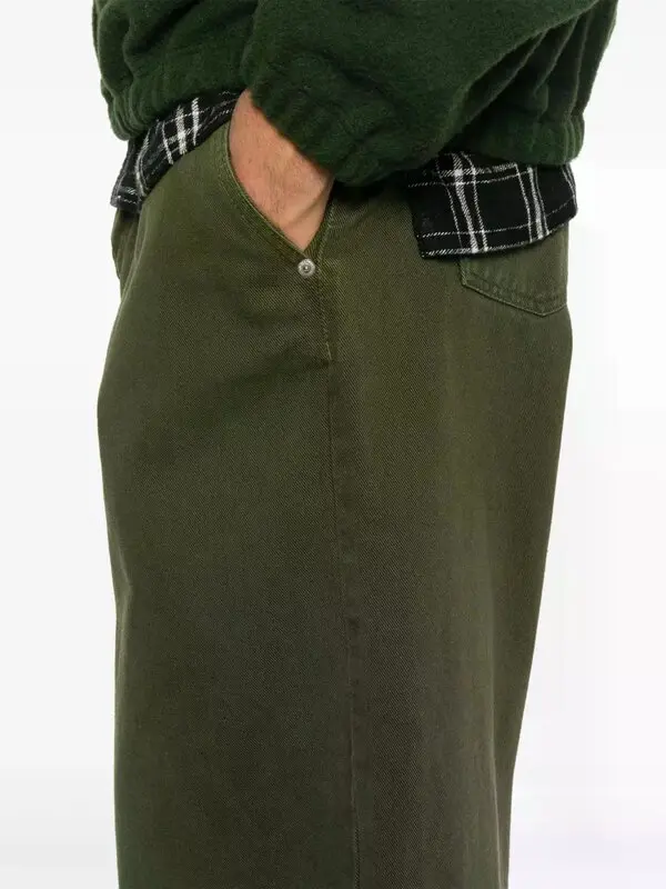 Ami Wide Leg Jeans - Green