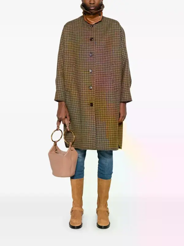 Chloé Checked Coat