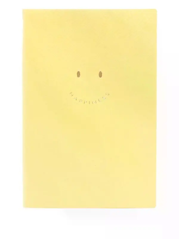 Smythson Happiness Chelsea Notebook - Yellow