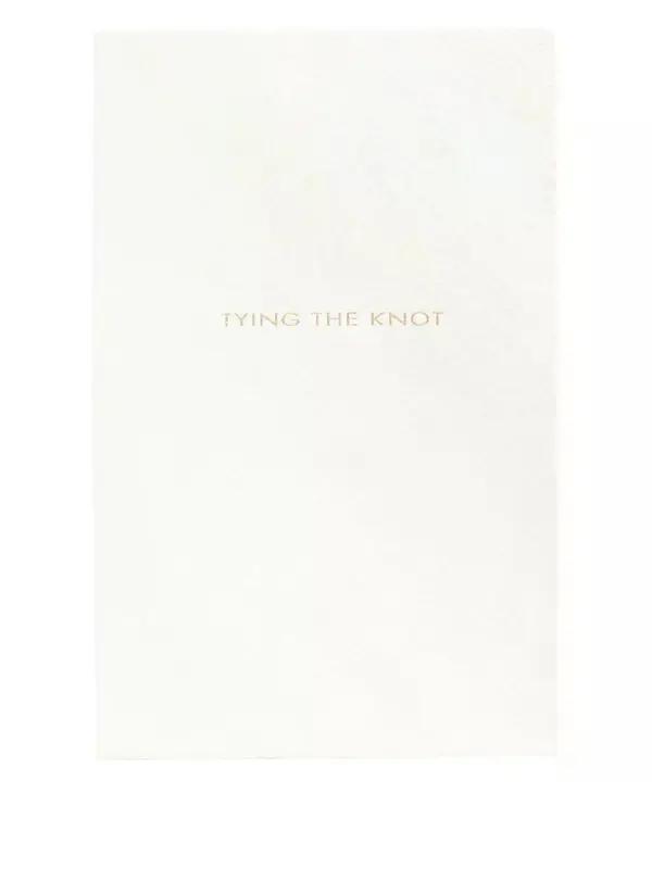 Smythson Tying The Knot Panama Notebook - White