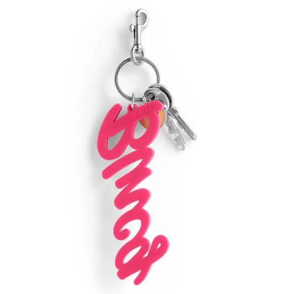 Balenciaga Bb Charm/keychain - Pink