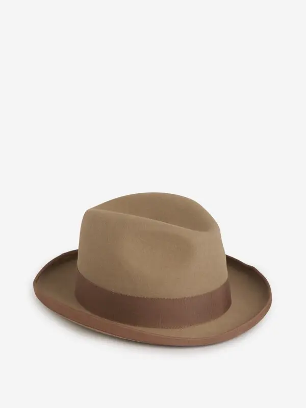 LOCK & CO. HATTERS The Godfather Homburg Hat - Brown