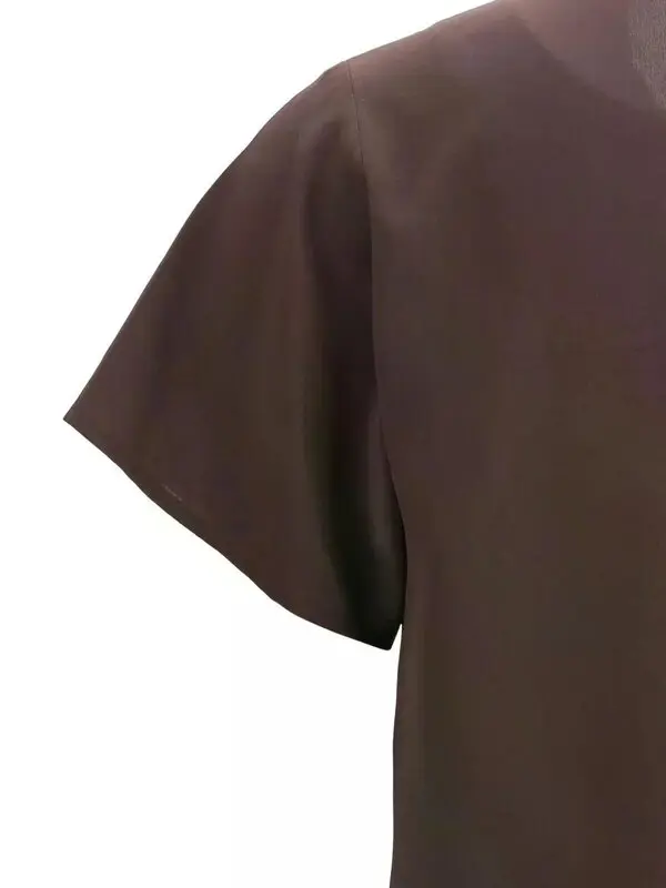 P.a.r.o.s.h Crew Neck T-shirt - Brown