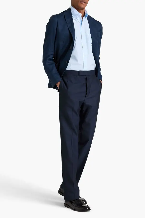 Thom Browne Wool-twill Trousers - Navy