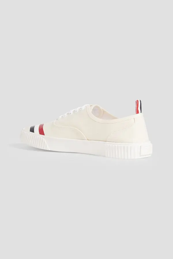 Thom Browne Striped Canvas Sneakers