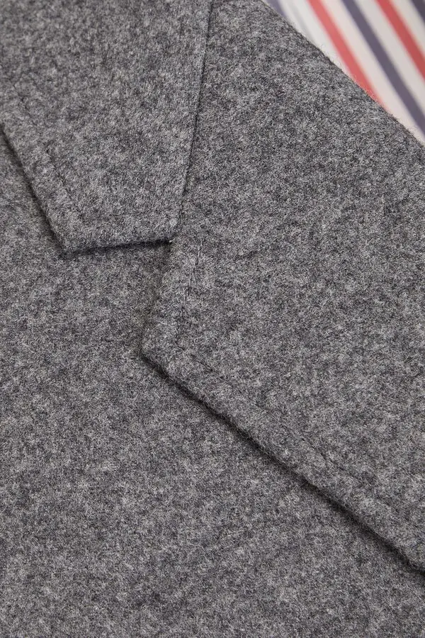 Thom Browne Woolflannel Blazer - Gray