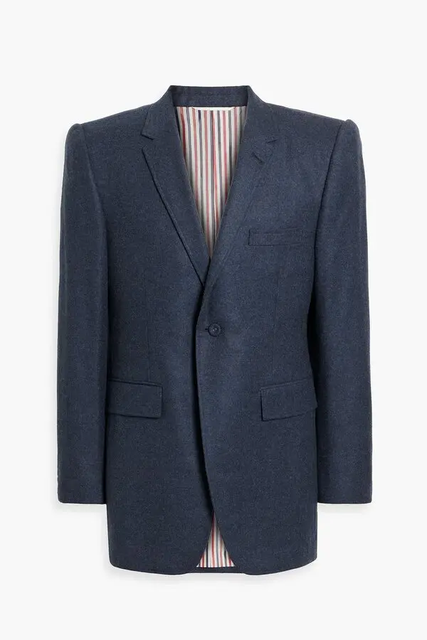 Thom Browne Woolflannel Blazer - Navy