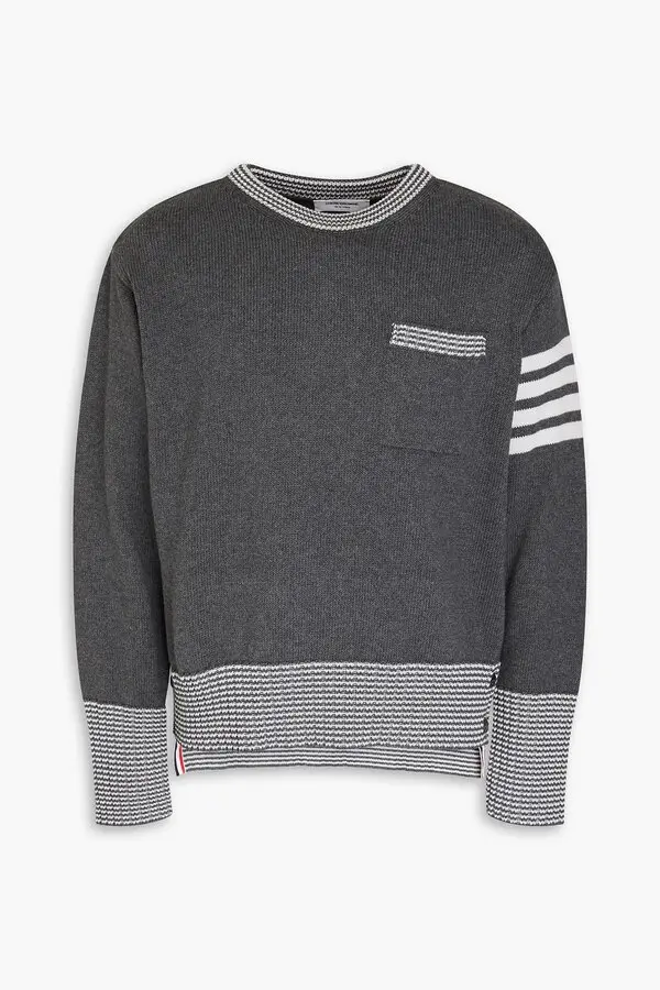 Thom Browne Hector Intarsia Cotton Sweater