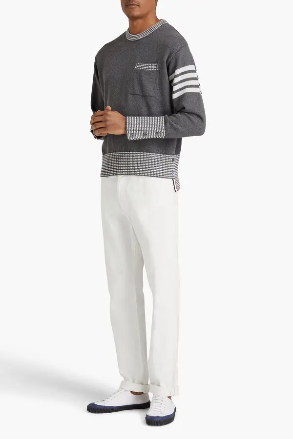 Thom Browne Hector Intarsia Cotton Sweater