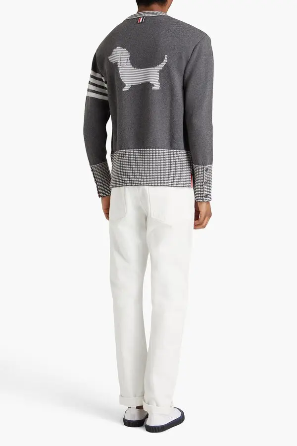 Thom Browne Hector Intarsia Cotton Sweater