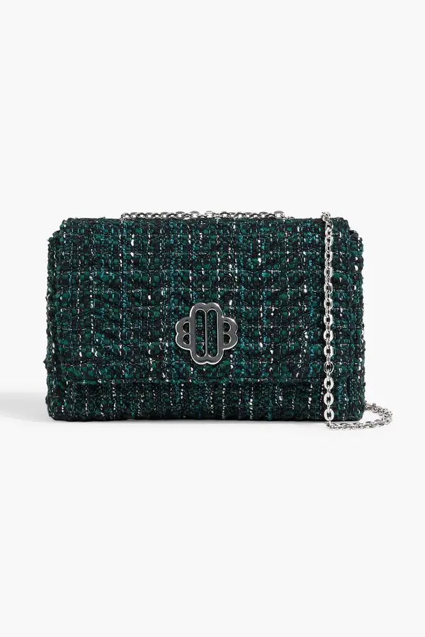 Maje Tweed Shoulder Bag