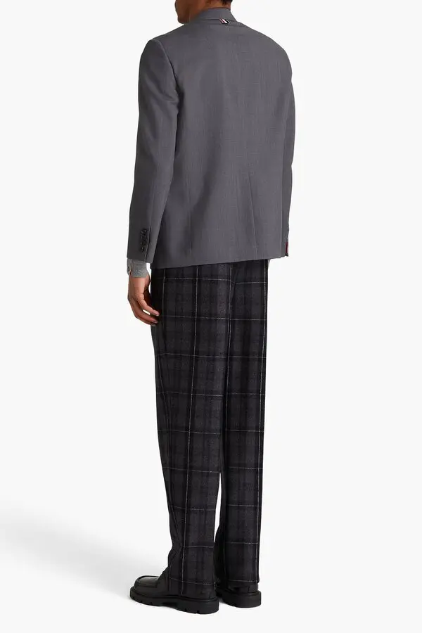 Thom Browne Woolpiqué Blazer - Gray