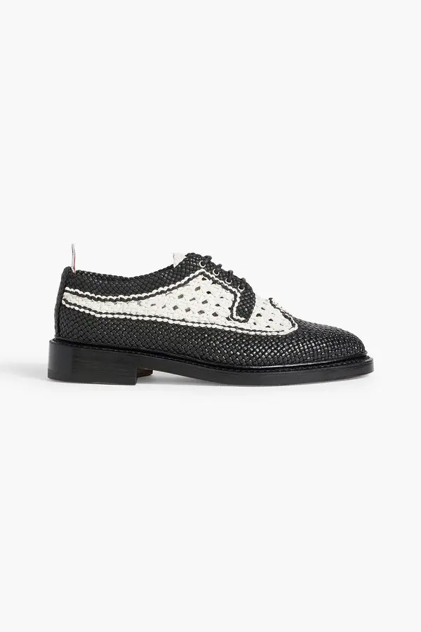 Thom Browne Woven Leather Brogues