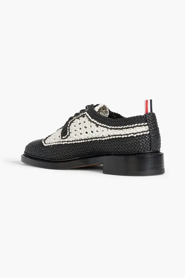 Thom Browne Woven Leather Brogues
