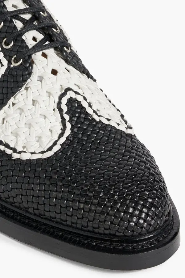 Thom Browne Woven Leather Brogues
