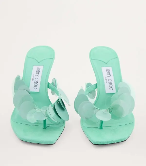 JIMMY CHOO Freja 70 Suede Heeled Sandals