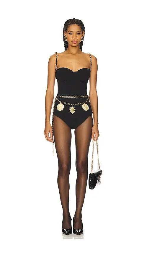 THE DOLLS HOUSE Martina Romper - Black