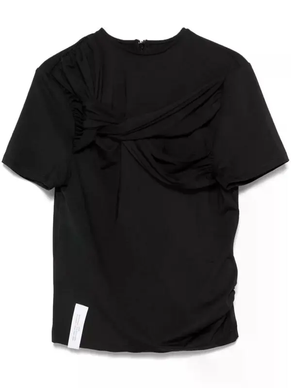 Rokh Twisted Knot T-shirt - Black