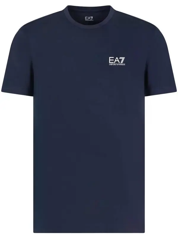 Emporio Armani Logo-print T-shirt - Blue