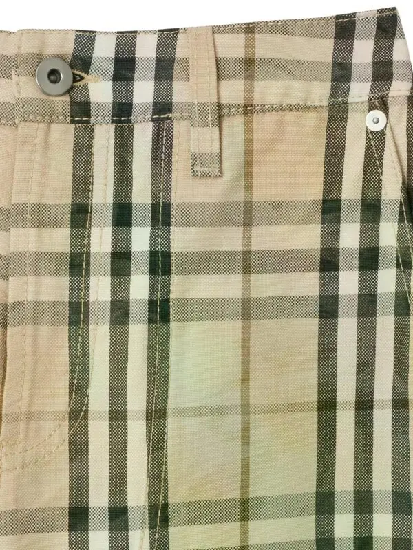 Burberry Check Pattern Jeans