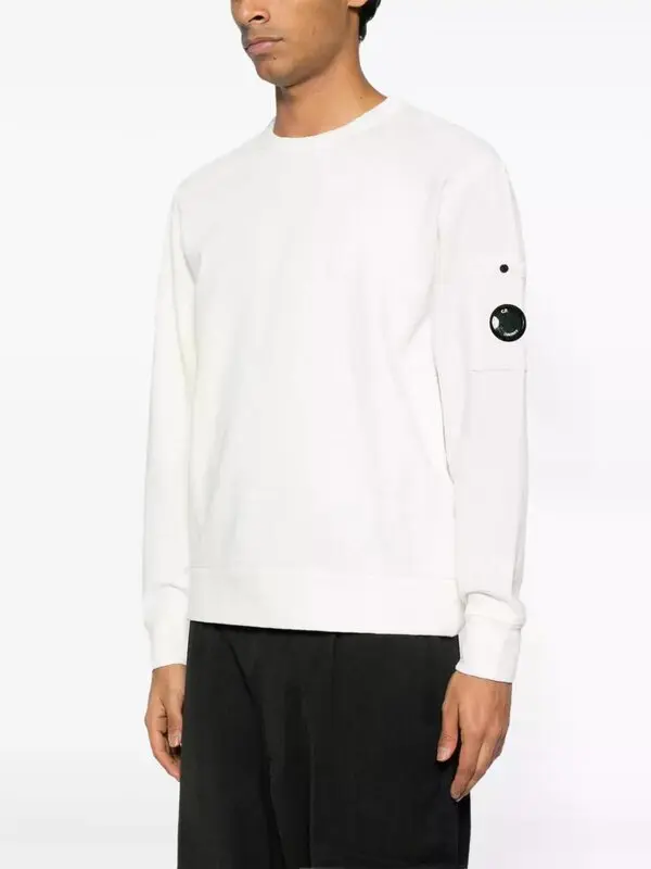 C.P. COMPANY Lens-detail Sweatshirt - White