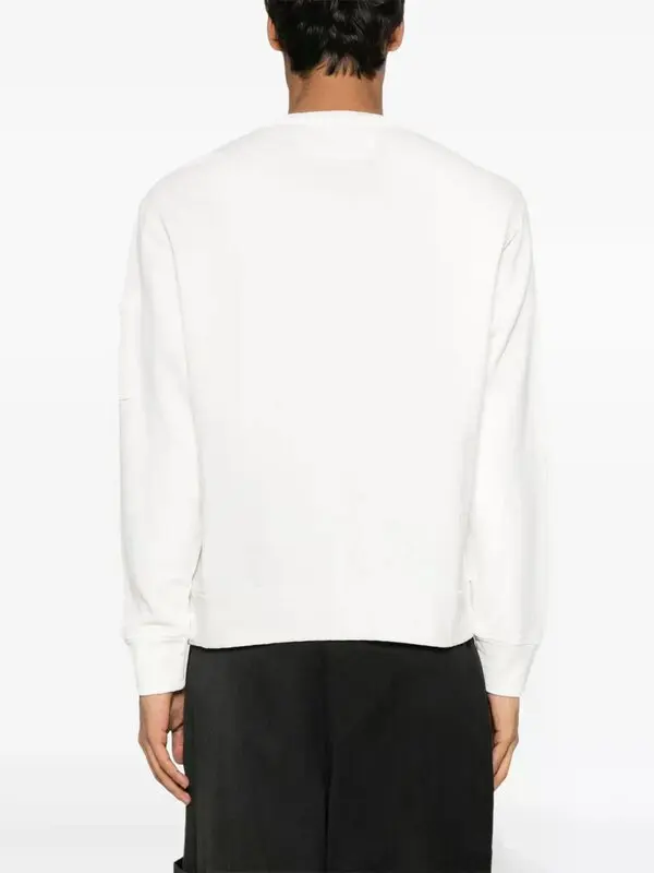 C.P. COMPANY Lens-detail Sweatshirt - White