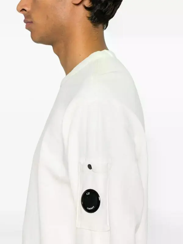 C.P. COMPANY Lens-detail Sweatshirt - White