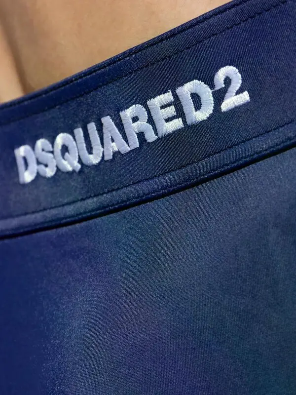 Dsquared2 Logo Embroidered Swim Trunks