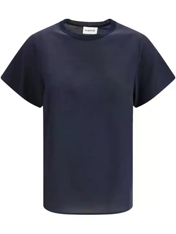P.a.r.o.s.h Silk T-shirt - Blue
