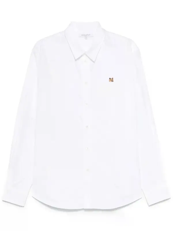 Maison Kitsuné Fox Head Shirt - White