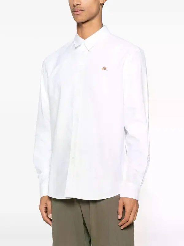Maison Kitsuné Fox Head Shirt - White