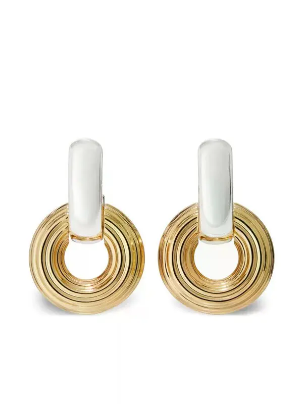 Tory Burch Doorknocker Earrings - Silver