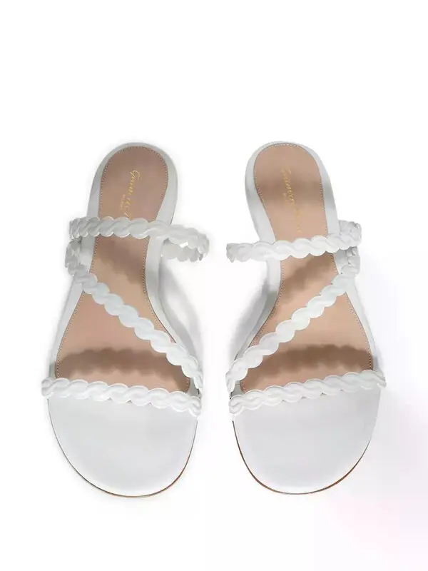 GIANVITO ROSSI Leather Slides