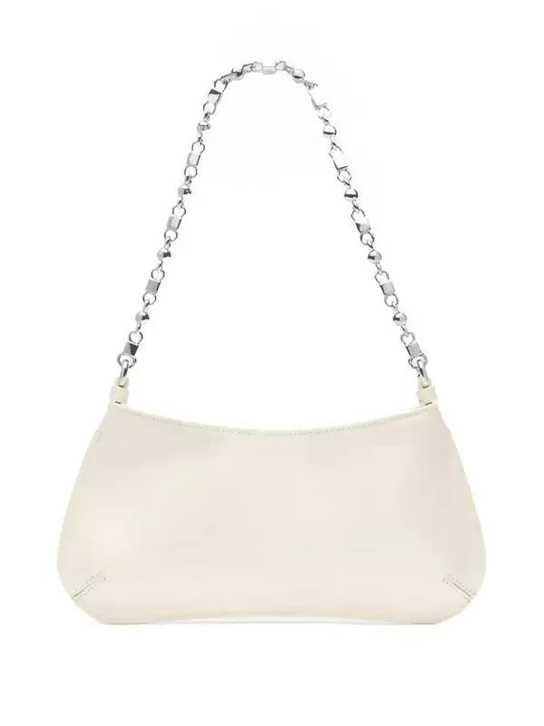 Jacquemus Le Petit Bisou Chaine Shoulder Bag - White