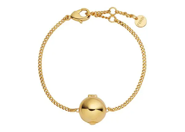 Fendi X Frgmt X Pokemon Metal Bracelet - Gold