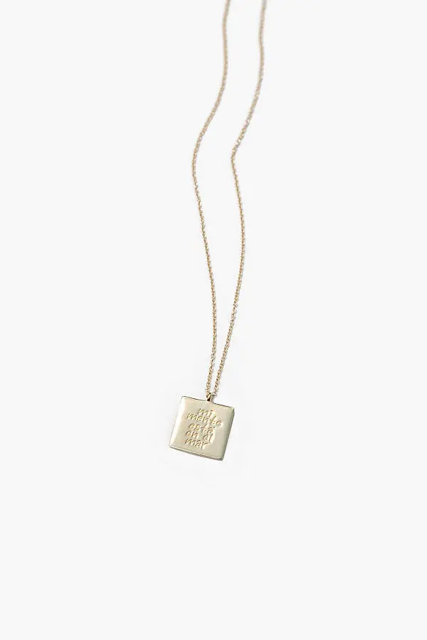 MUNS En El Mar Pendant Necklace - Gold