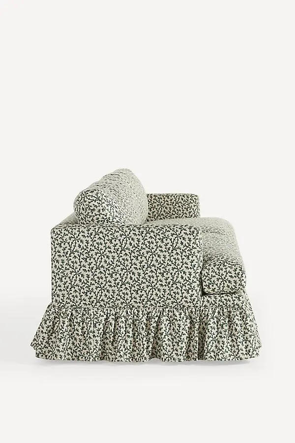 Anthropologie Bowen 83" Ruffle Sofa
