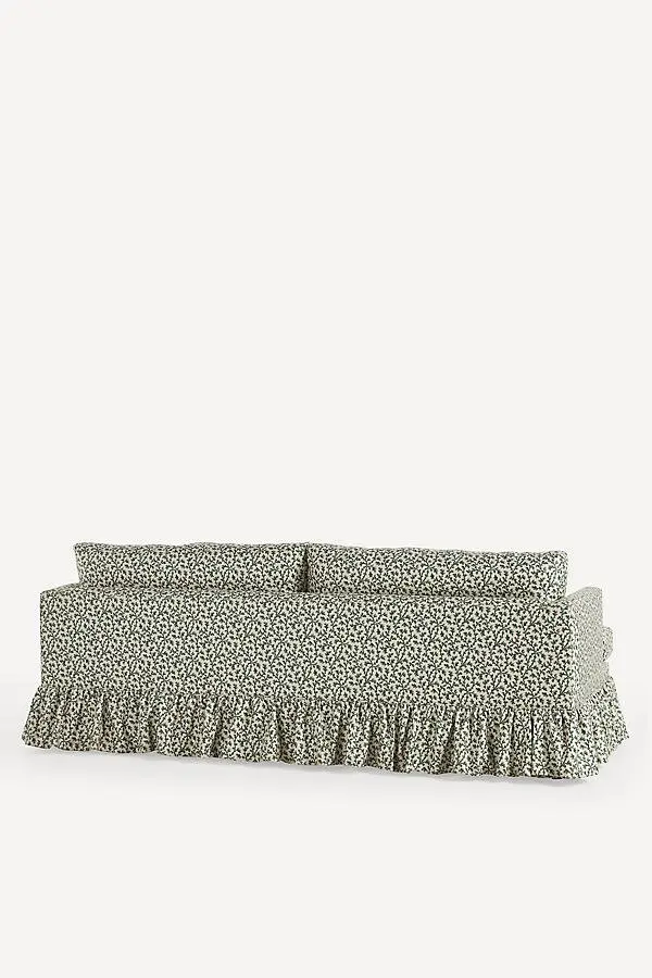 Anthropologie Bowen 83" Ruffle Sofa