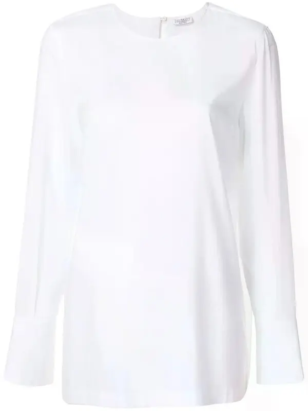 Brunello Cucinelli Wide Cuff Blouse