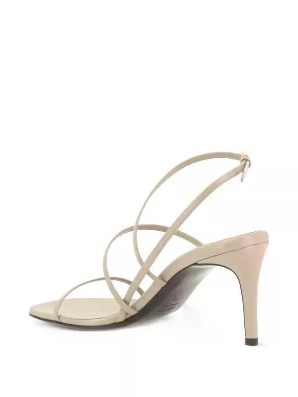 Khaite 75mm Loop Sandals - Neutrals