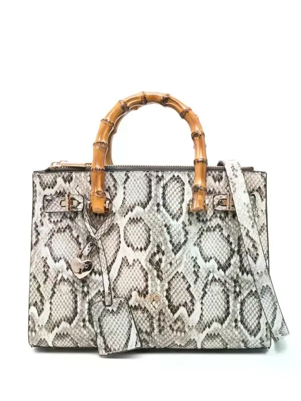 Liu Jo Snakeskin-printed Tote Bag