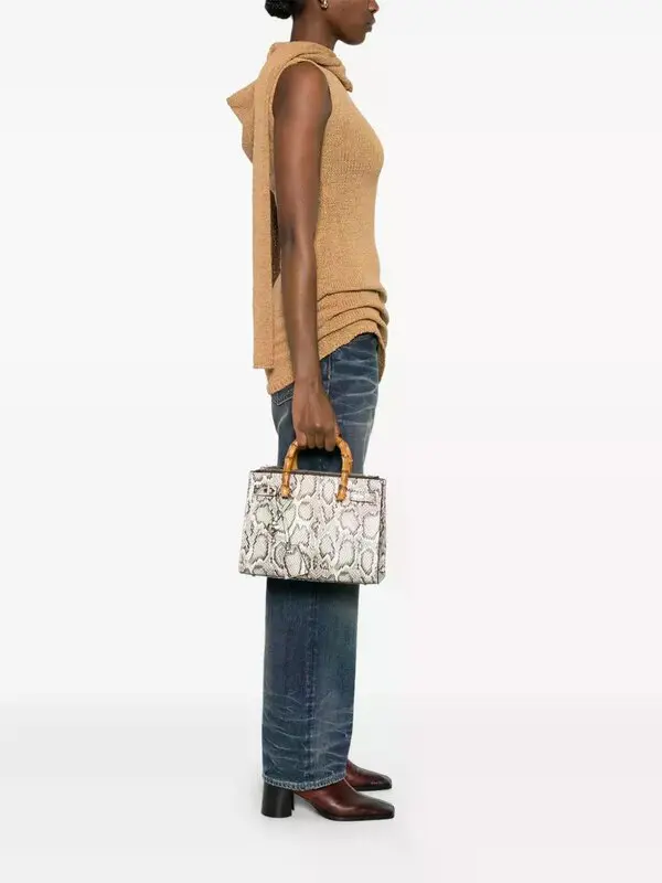 Liu Jo Snakeskin-printed Tote Bag