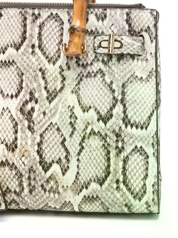Liu Jo Snakeskin-printed Tote Bag