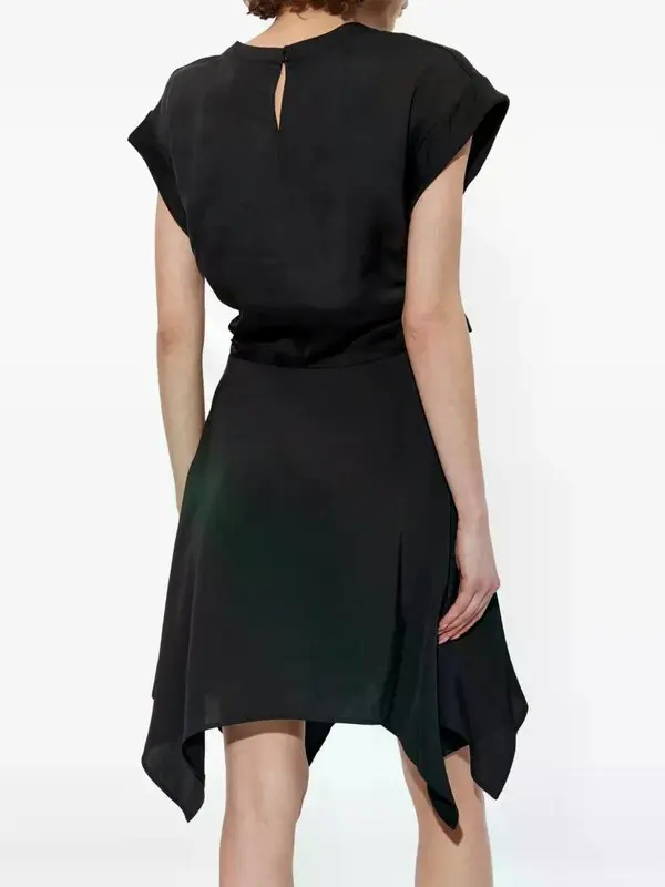 all saints black wrap dress All Saints Women's Silk Floral Wrap Dress NWT | M UK10-12