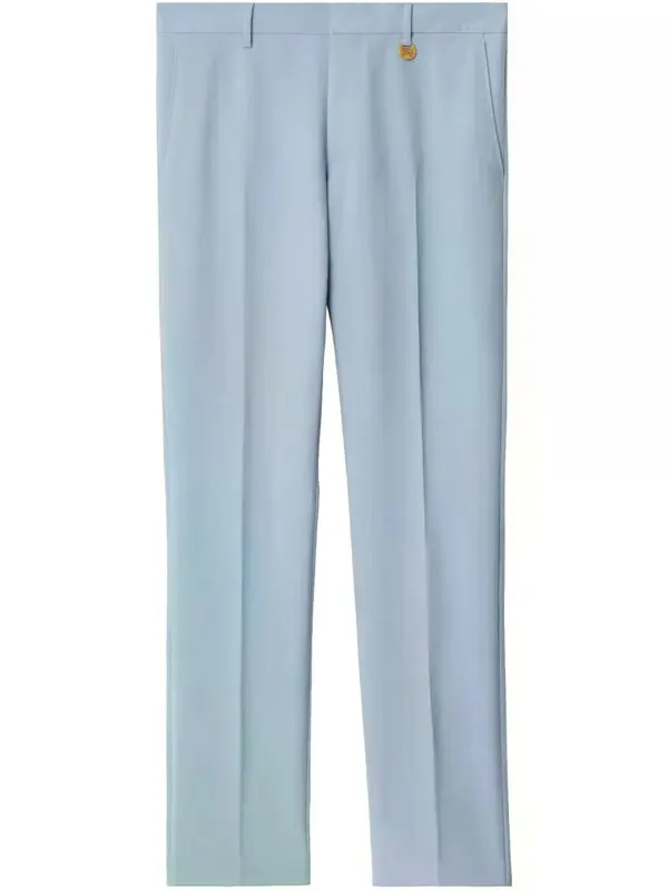 Burberry Tailored Wool Trousers - Blue