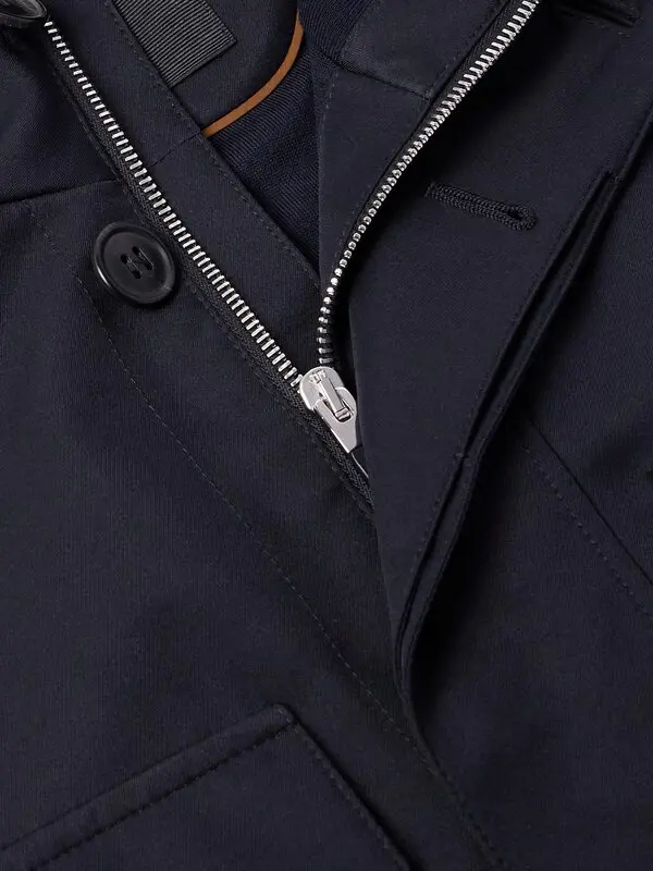 Zegna Twill Overshirt - Blue